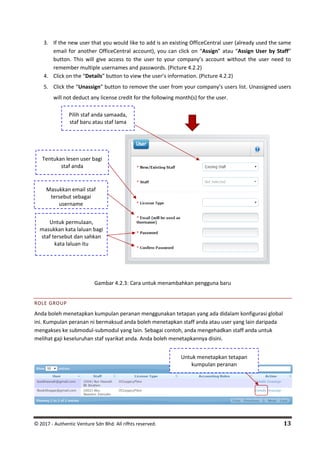 OfficeCentral User Manual (English) - Global Configurations | PDF