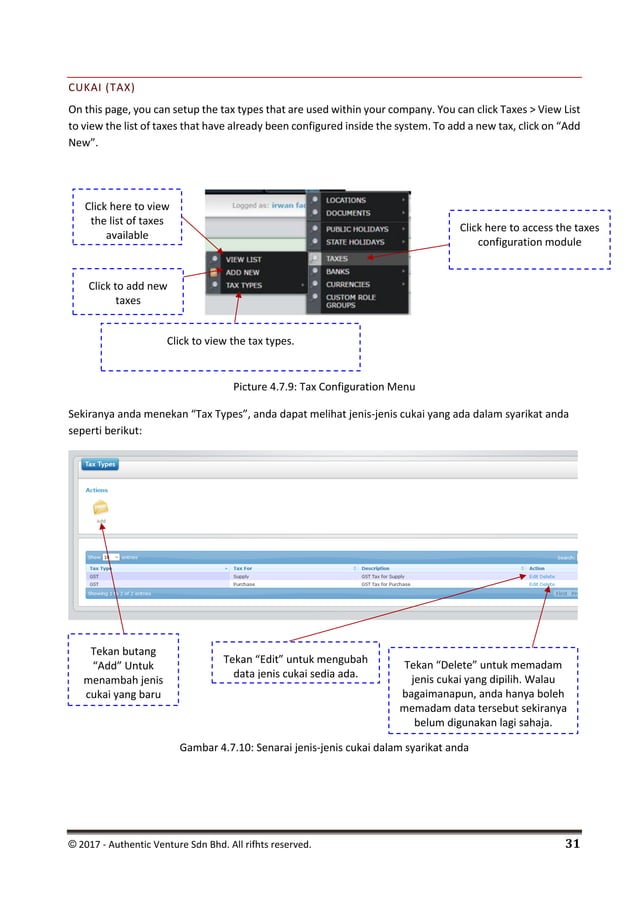 OfficeCentral User Manual (English) - Global Configurations | PDF