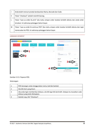 Officecentral User Manual Bahasa Melayu Point Of Sale V3r4 Pdf