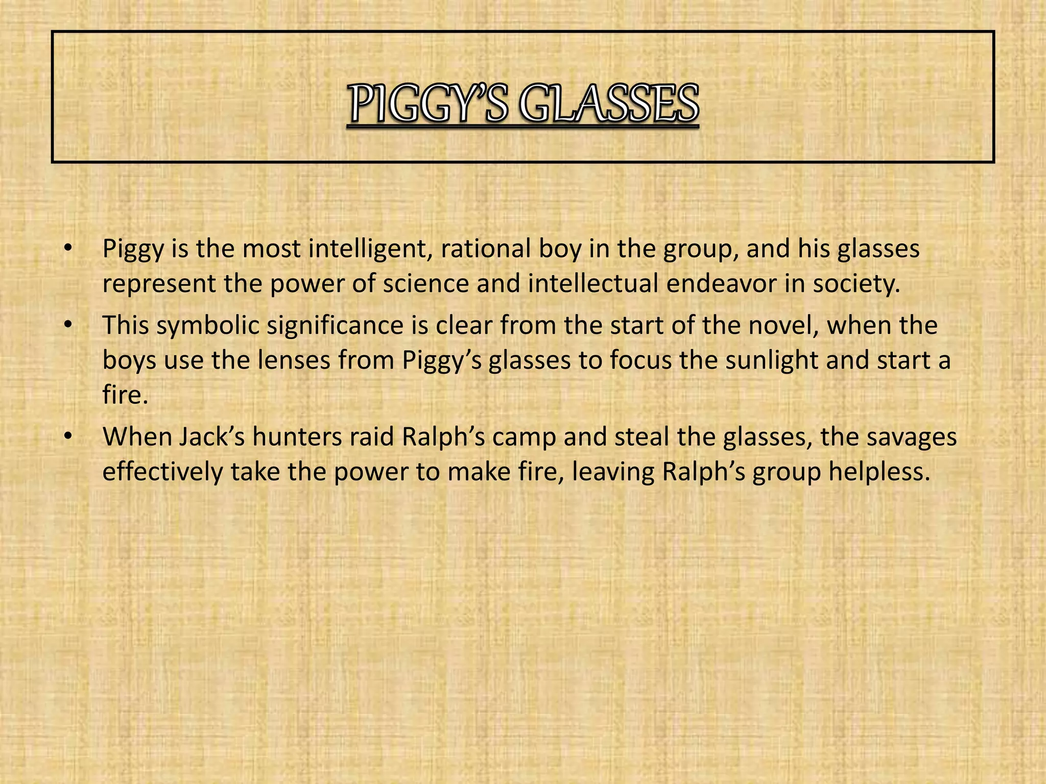 Lord of the Flies - full overview | PPTX