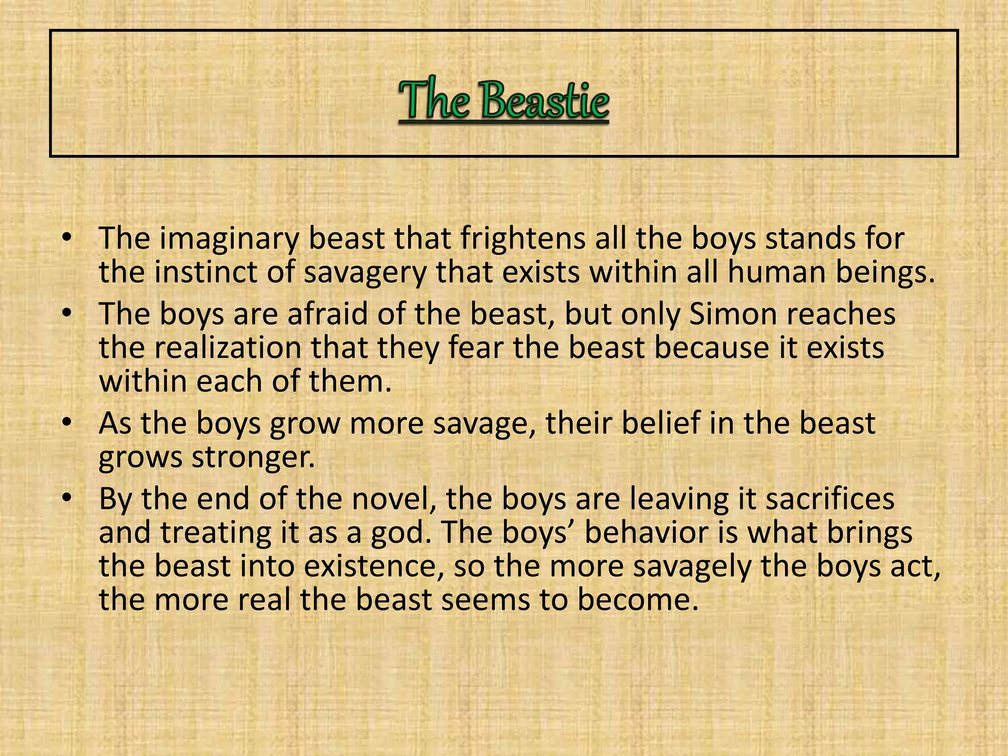 Lord of the Flies - full overview | PPTX