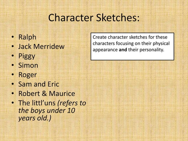 Lord of the Flies - full overview | PPTX | Fiction | Books and Literature