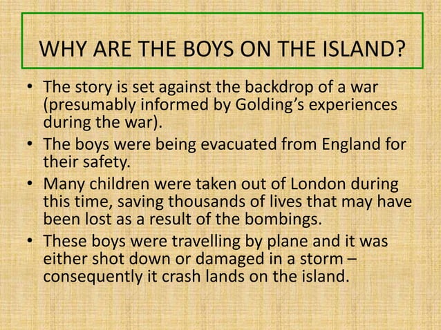 Lord of the Flies - full overview | PPTX | Fiction | Books and Literature