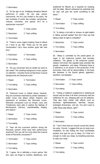 Oral Communication Speech Acts - Communicative Strategies | DOCX