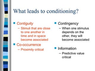 Continuity Examples Psychology