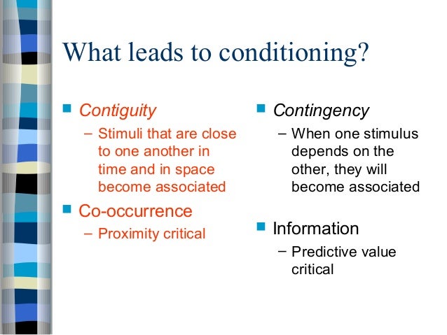 Contingency and Continuity