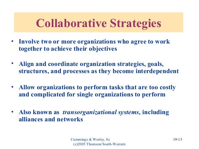 Collaborative Strategies