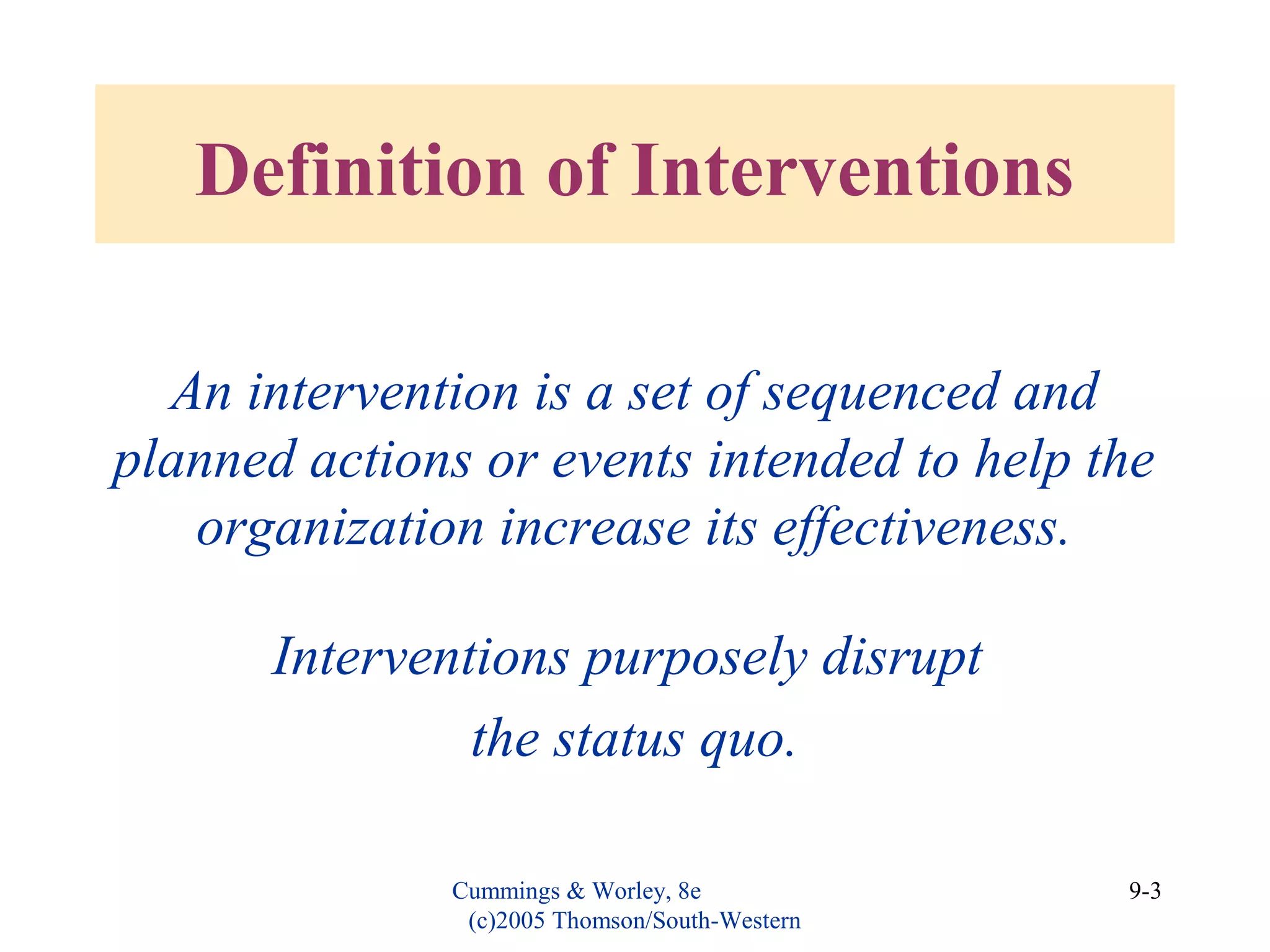 Oc 6440 designing interventions | PPT