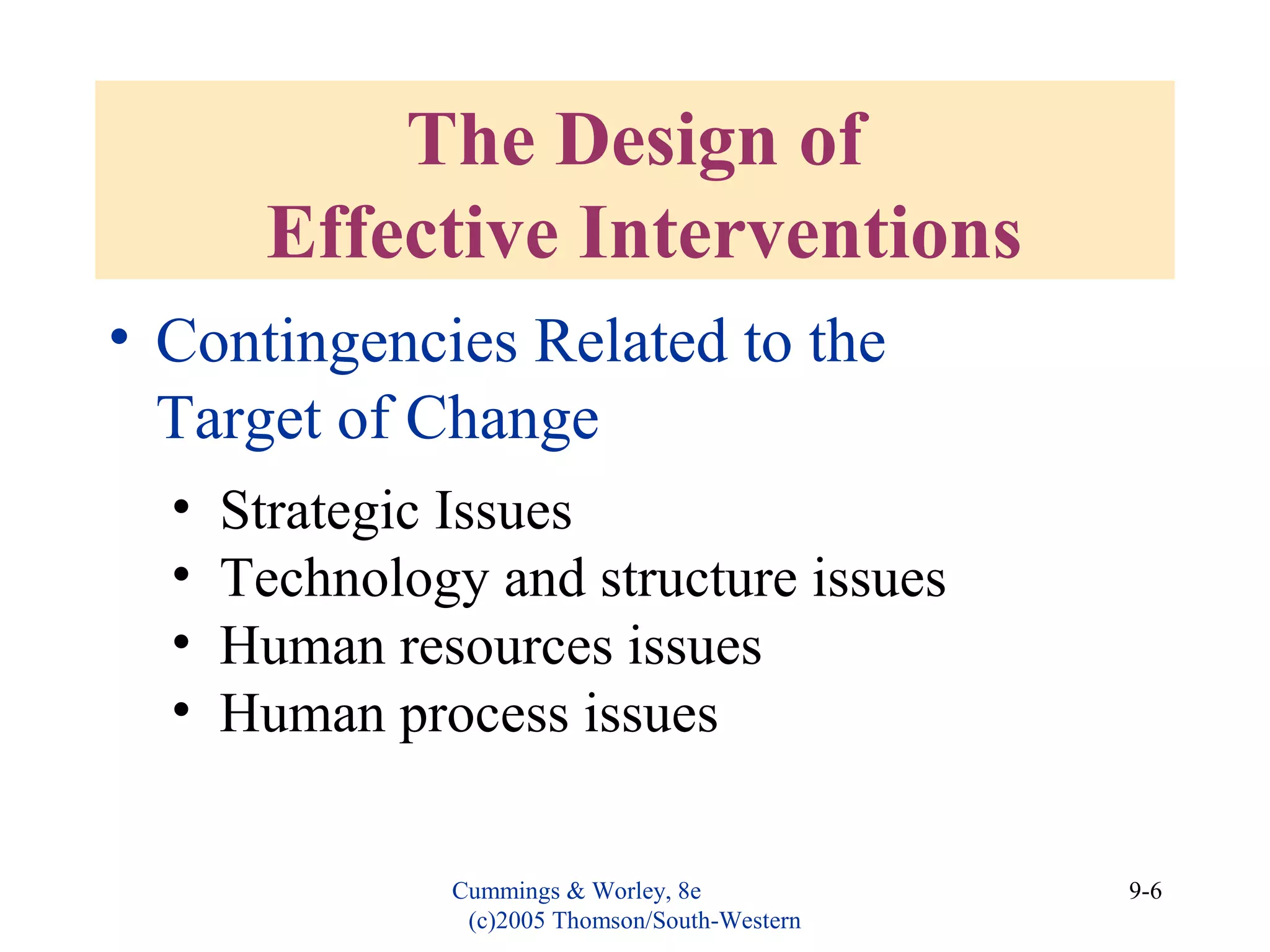 Oc 6440 designing interventions | PPT