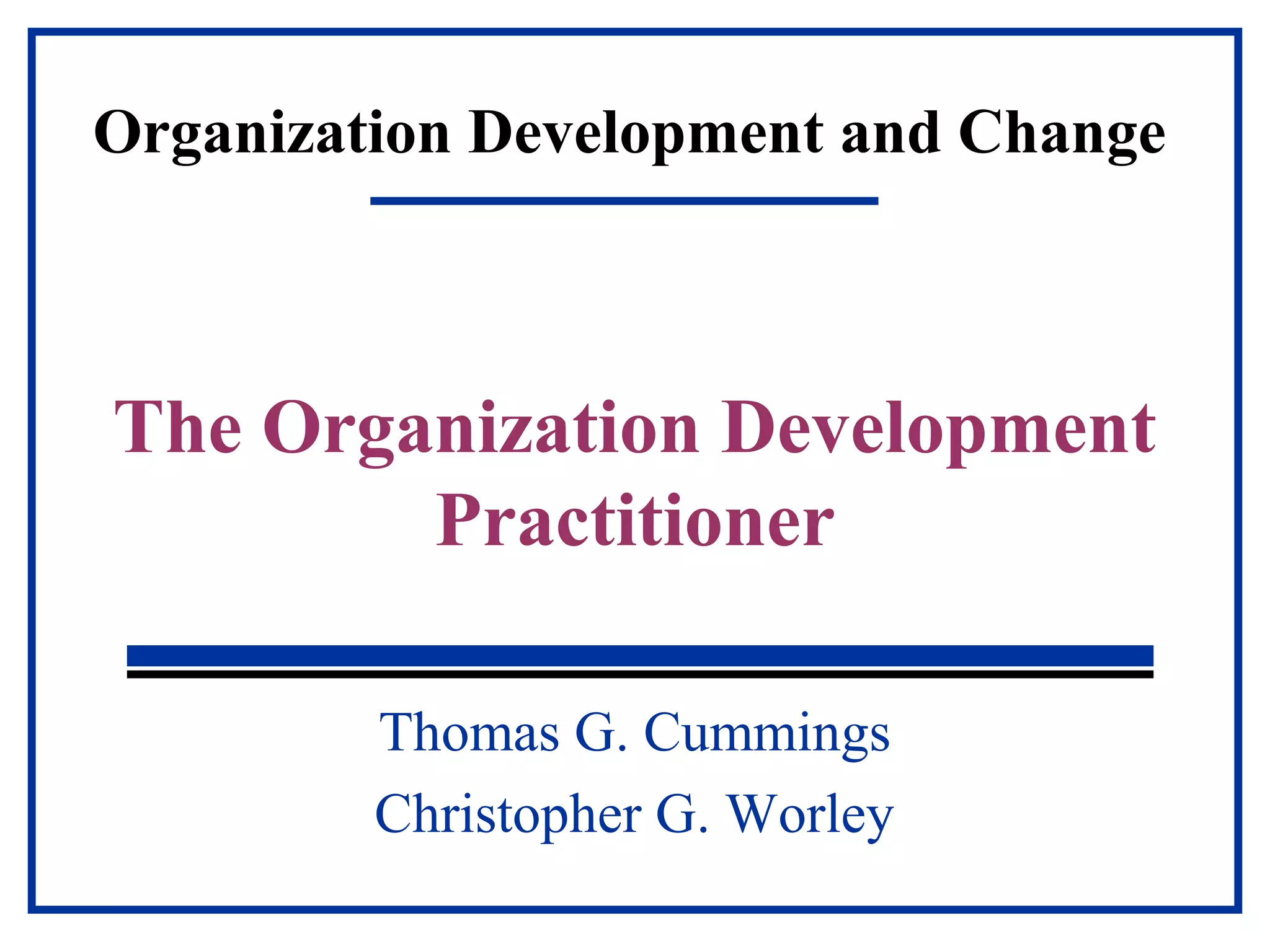 Oc 6440 the od practitioner | PPT