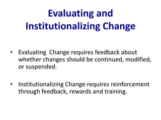 OC 6440: Nature of Planned Change, ODC Practioner, & Contracts | PPTX