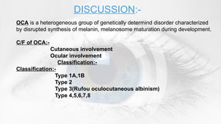 Case presentation on Oculocutaneous albinism.pptx