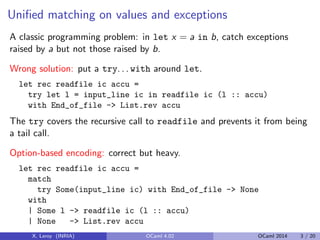 O caml2014 leroy-slides | PDF | Programming Languages | Computing