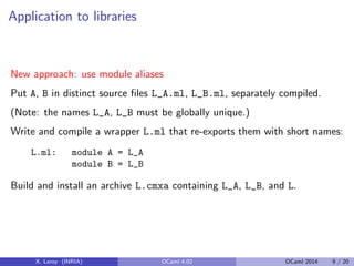 O caml2014 leroy-slides | PDF | Programming Languages | Computing