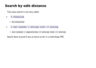 OCamlOScope: a New OCaml API Search | PDF