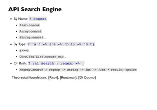 OCamlOScope: a New OCaml API Search | PDF