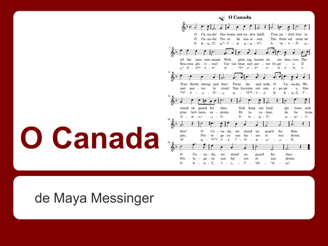 O canada | PPTX