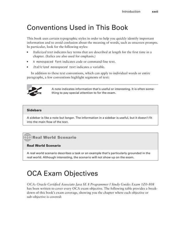 OCA Oracle Certified Associate Java SE 8 Programmer I Study Guide.pdf OCA Oracle Certified Associate Java SE 8 Programmer I Study Guide.pdf