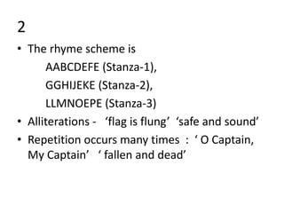 Module-3 American Poetry "O Captain! My Captain! | PPTX