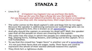 o captain my captain poem by Walt Whitman | PPTX