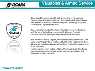 Ocasa Logistics Full Service Supply Chain | PPT