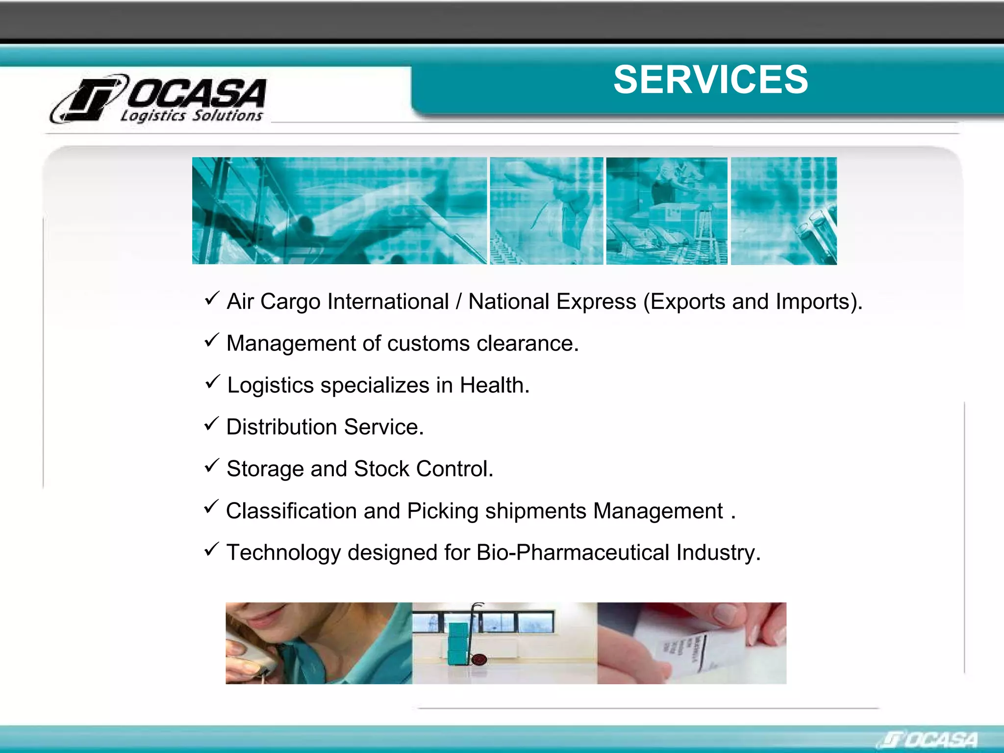 Ocasa Logistics Solutions Company Presentation | PPT