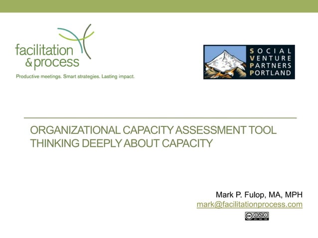Organizational Capacity Assessment Tool | PPTX