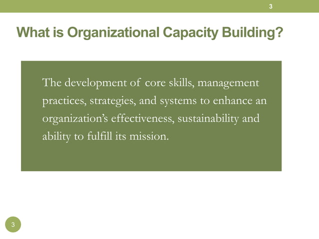 Organizational Capacity Assessment Tool | PPTX