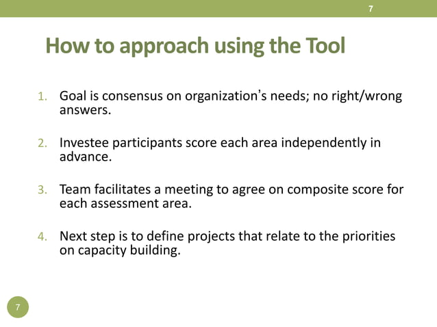 Organizational Capacity Assessment Tool | PPTX
