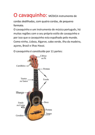 O cavaquinho | DOCX