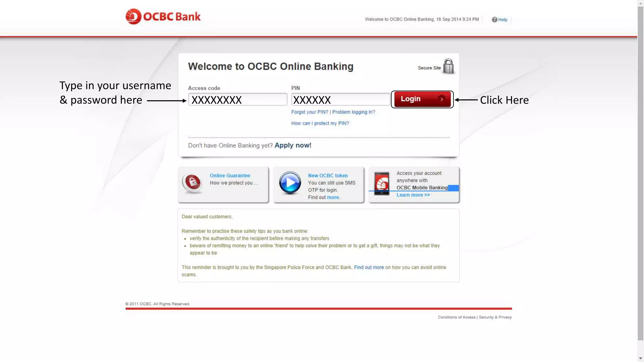 iBanking With OCBC | PPT