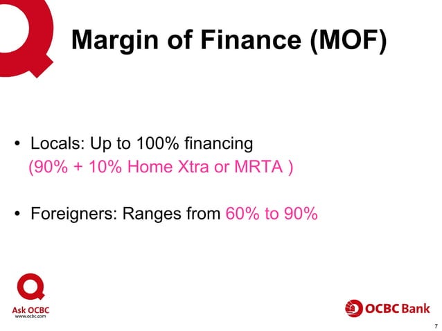 Ocbc Presentation | PPT | Home Financing | Personal Debt