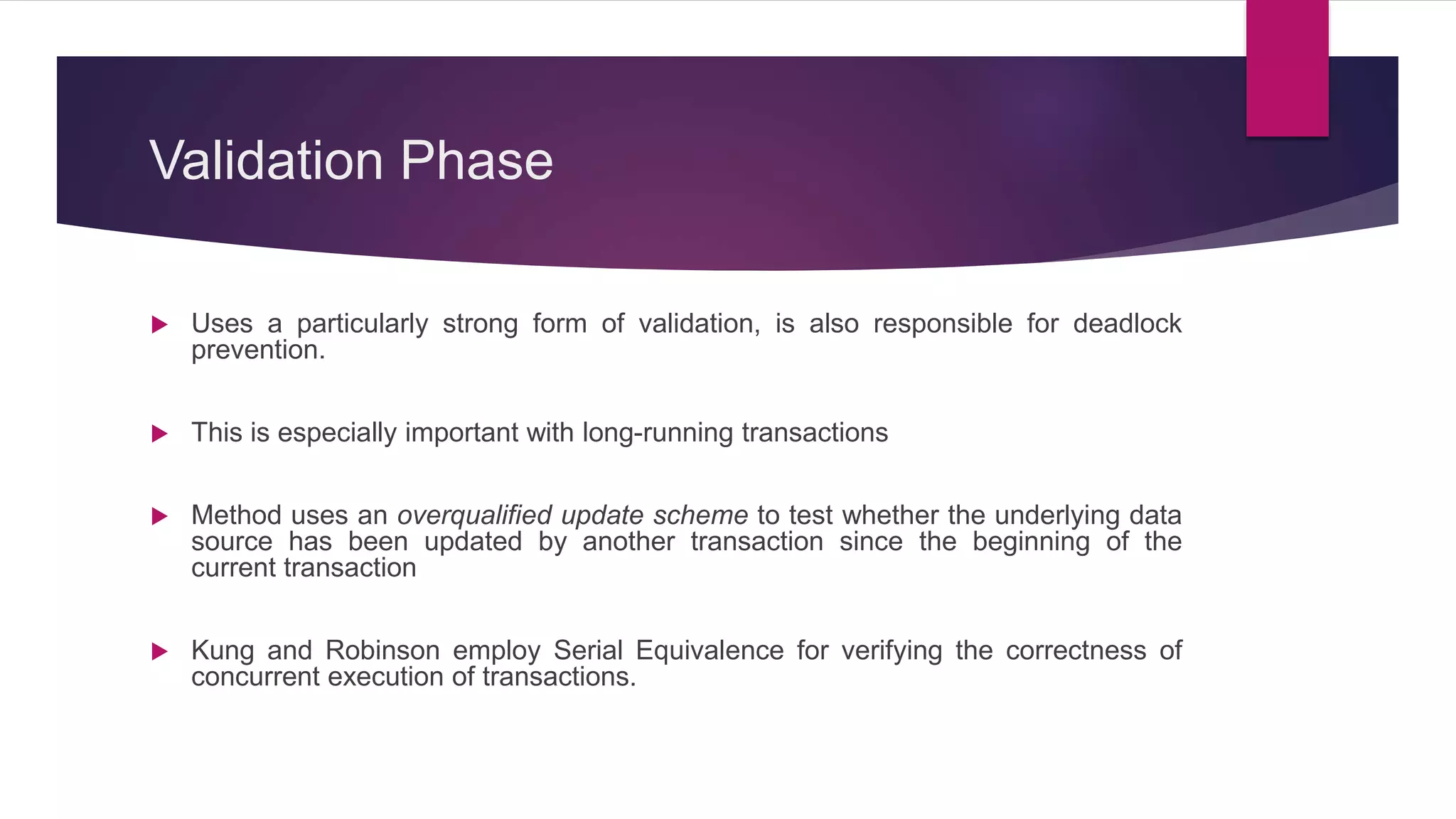 Optimistic concurrency control in Distributed Systems | PPT Optimistic concurrency control in Distributed Systems | PPT