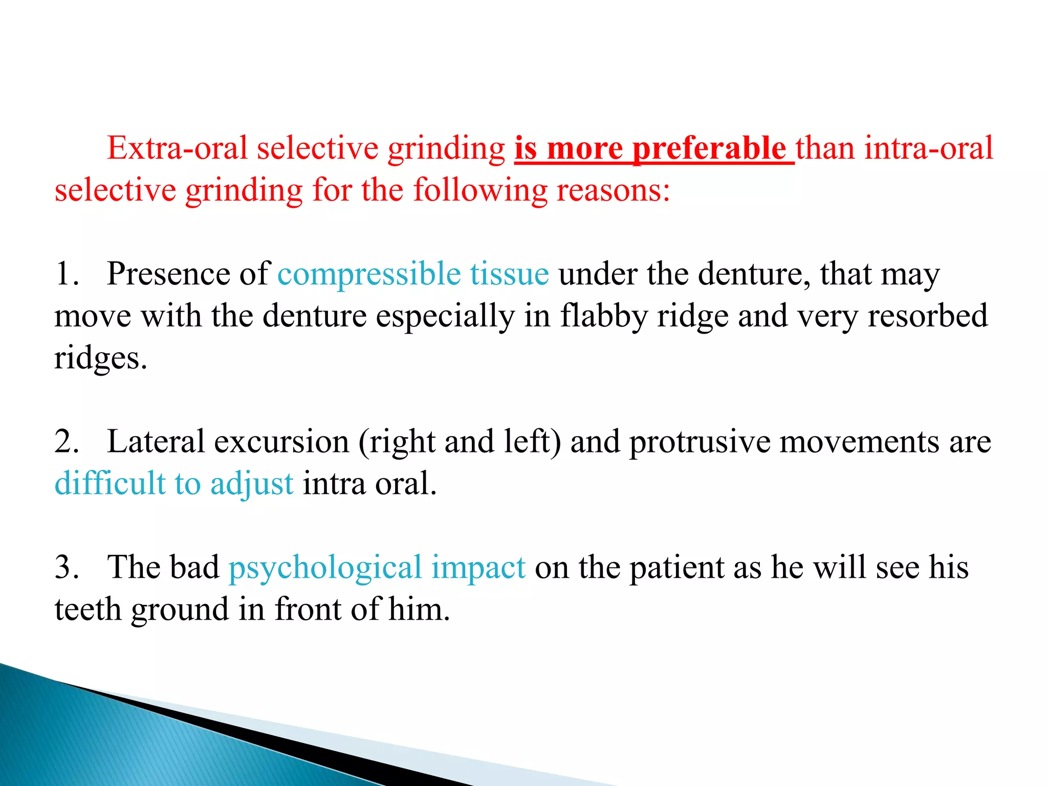 occlusal adjustment | PDF
