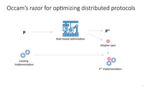 Occam's Razor for Distributed Protocols [SoCC 2024] | PPT
