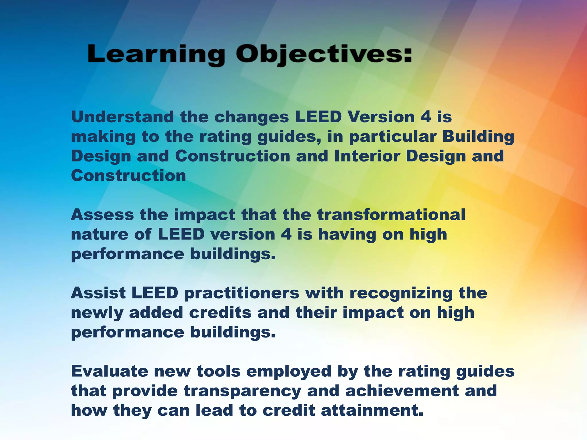 LEED v4 Transformation | PPT