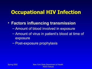 Management of HIV - Post-Exposure Prophylaxis Management of HIV - Post ...
