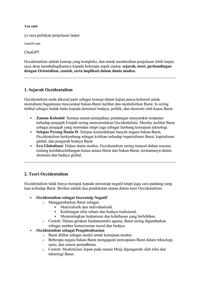Occidentalism merujuk kepada pandangan.docx