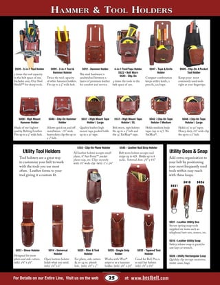 Occidental Leather Catalog | PDF
