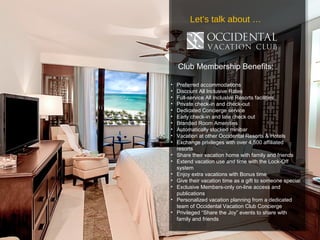 Introducing "Occidental Hotels & Resorts" | PPT