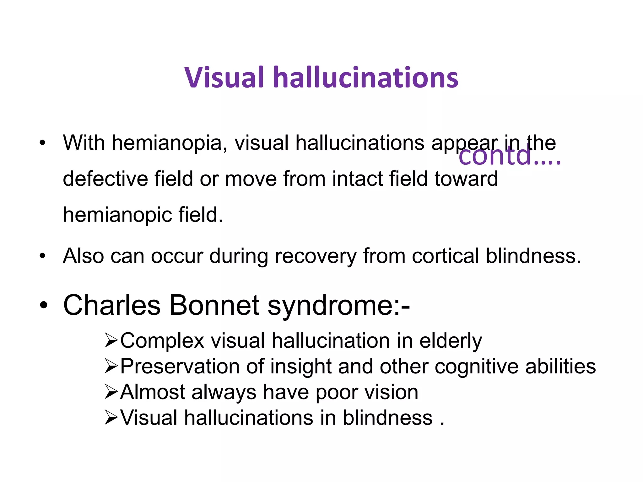 Occipital lobe 2 syndromes nwnw ppt | PPTX