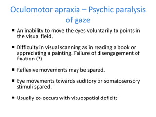 Occipital lobe 2 syndromes nwnw ppt | PPTX