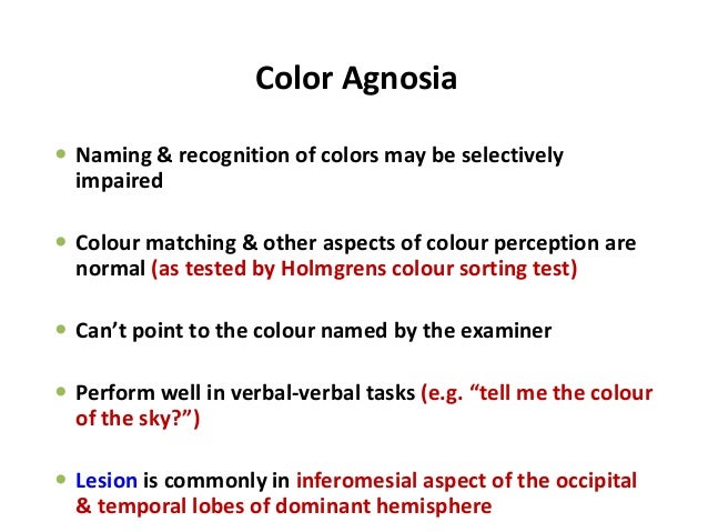 Occipital lobe 2 syndromes nwnw ppt