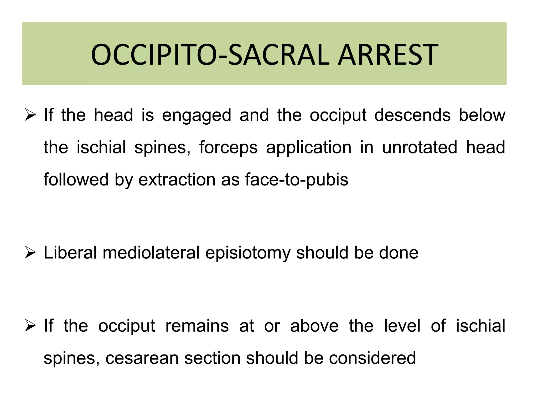 Occipito posterior position | PPTX