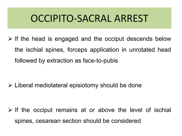 Occipito posterior position | PPTX | Pregnancy | Reproductive Health