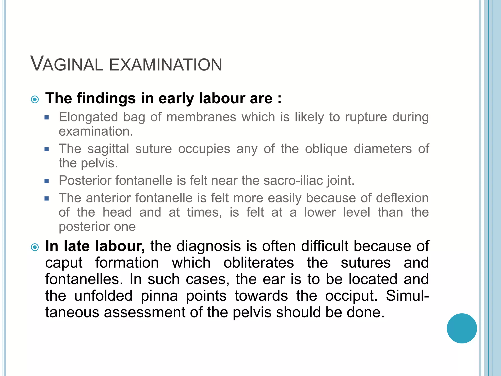 Occipito posterior position | PPT
