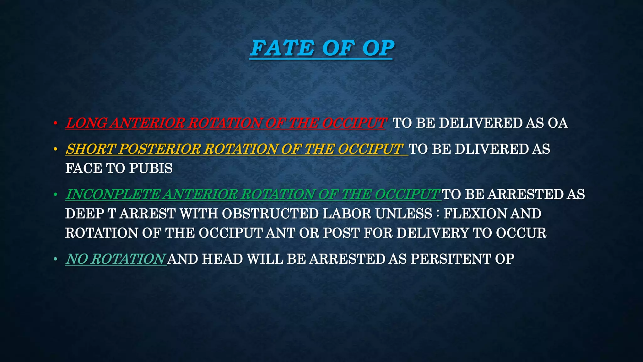 occipito posterior and shoulder presentation.pptx
