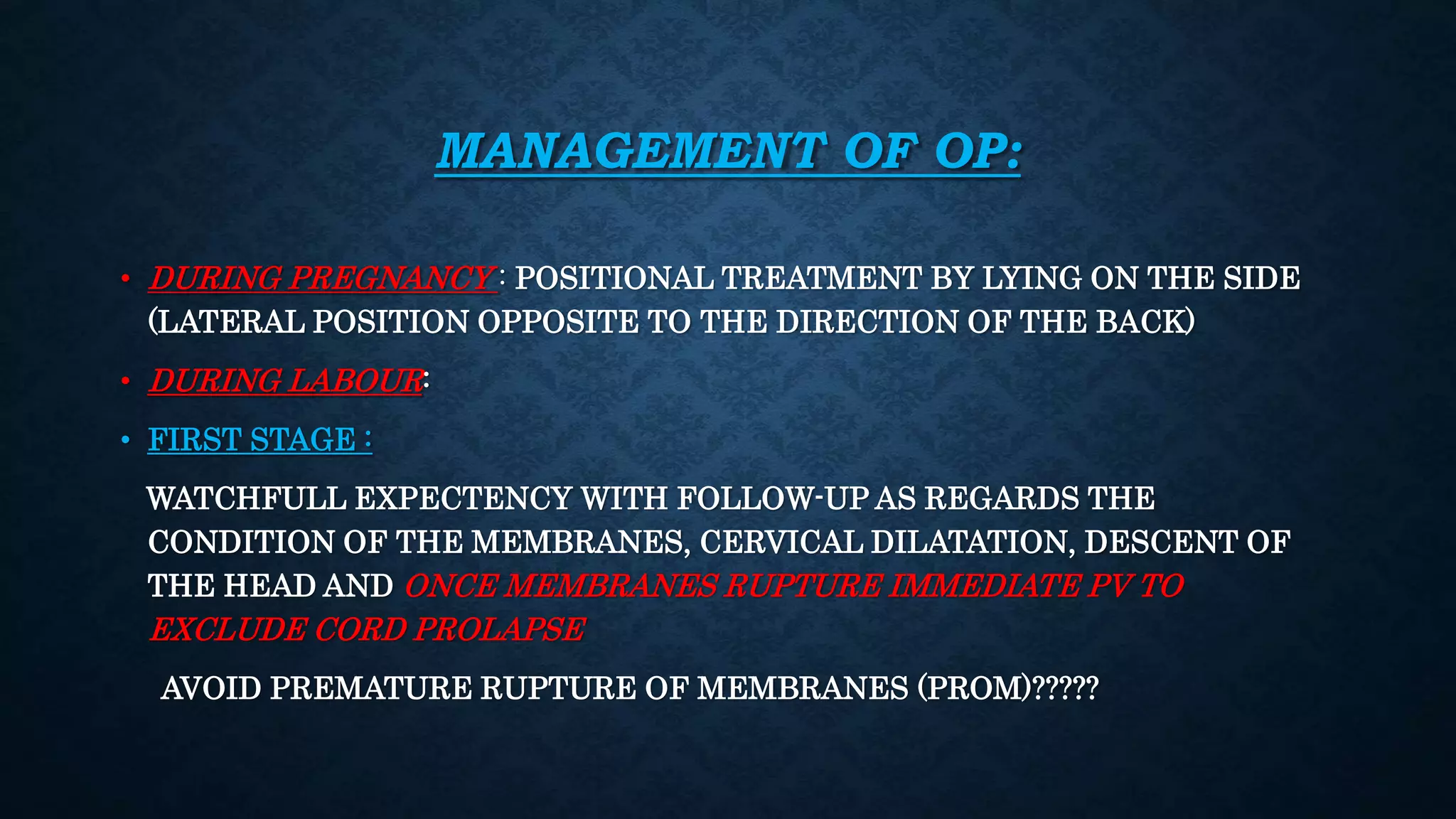 occipito posterior and shoulder presentation.pptx