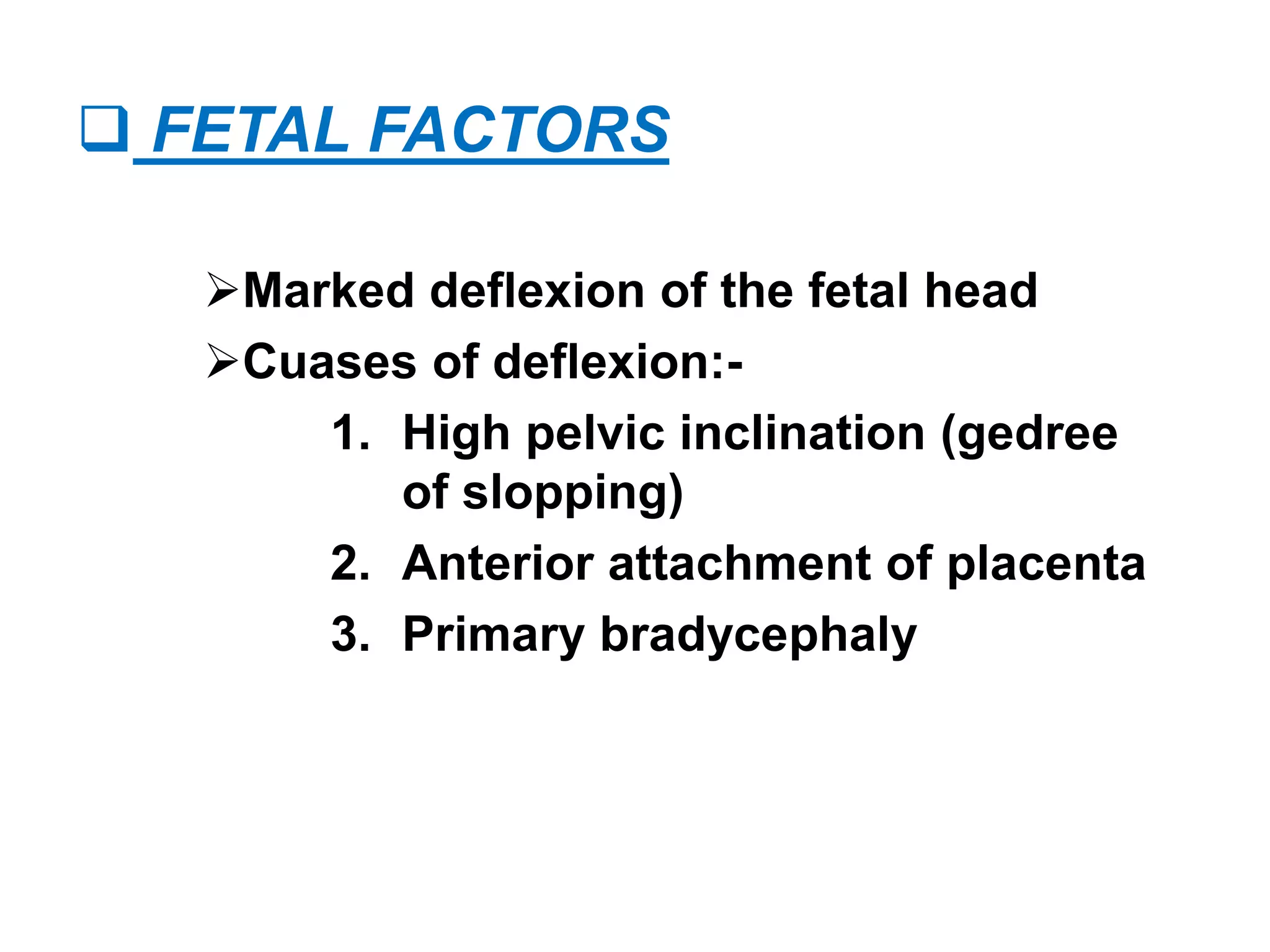 Occipito posterior position | PPTX