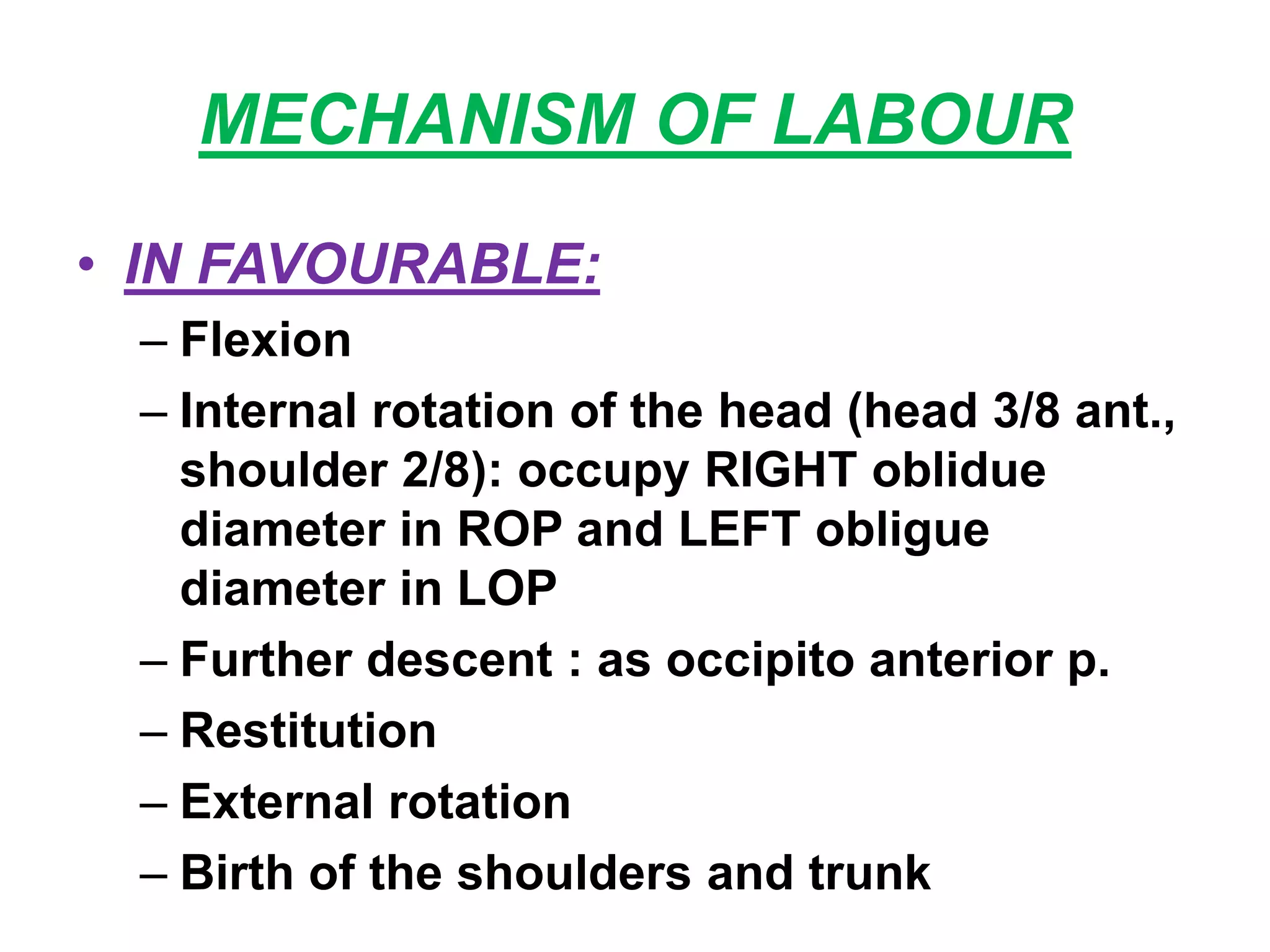 Occipito posterior position | PPTX
